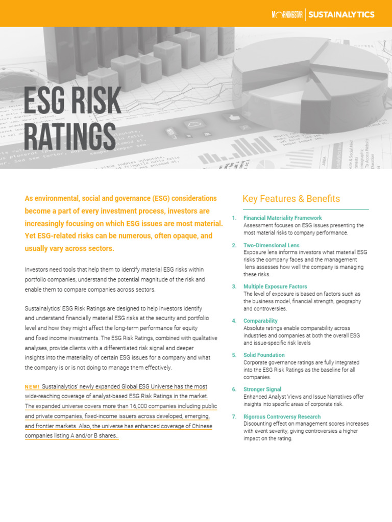 Sustainalytics ESG Risk Ratings | PDF | Risk | Business
