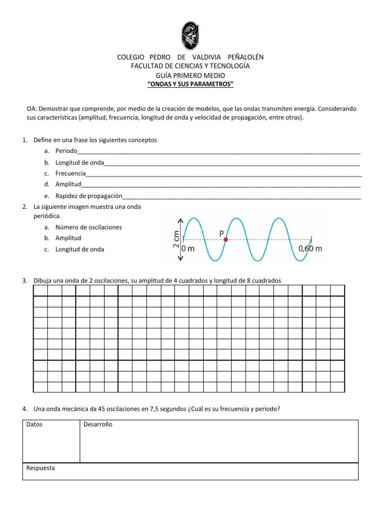Movimientos Verticales | PDF | Longitud de onda | Frecuencia