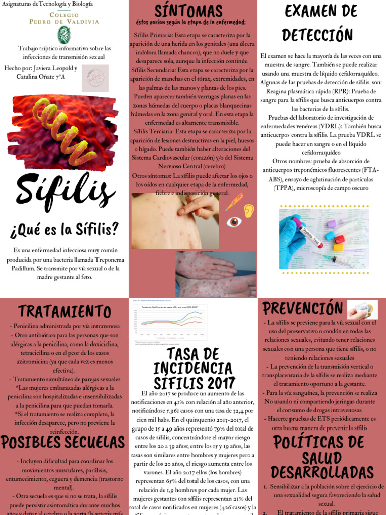 Sífilis | PDF | Infección transmitida sexualmente | Inmunología