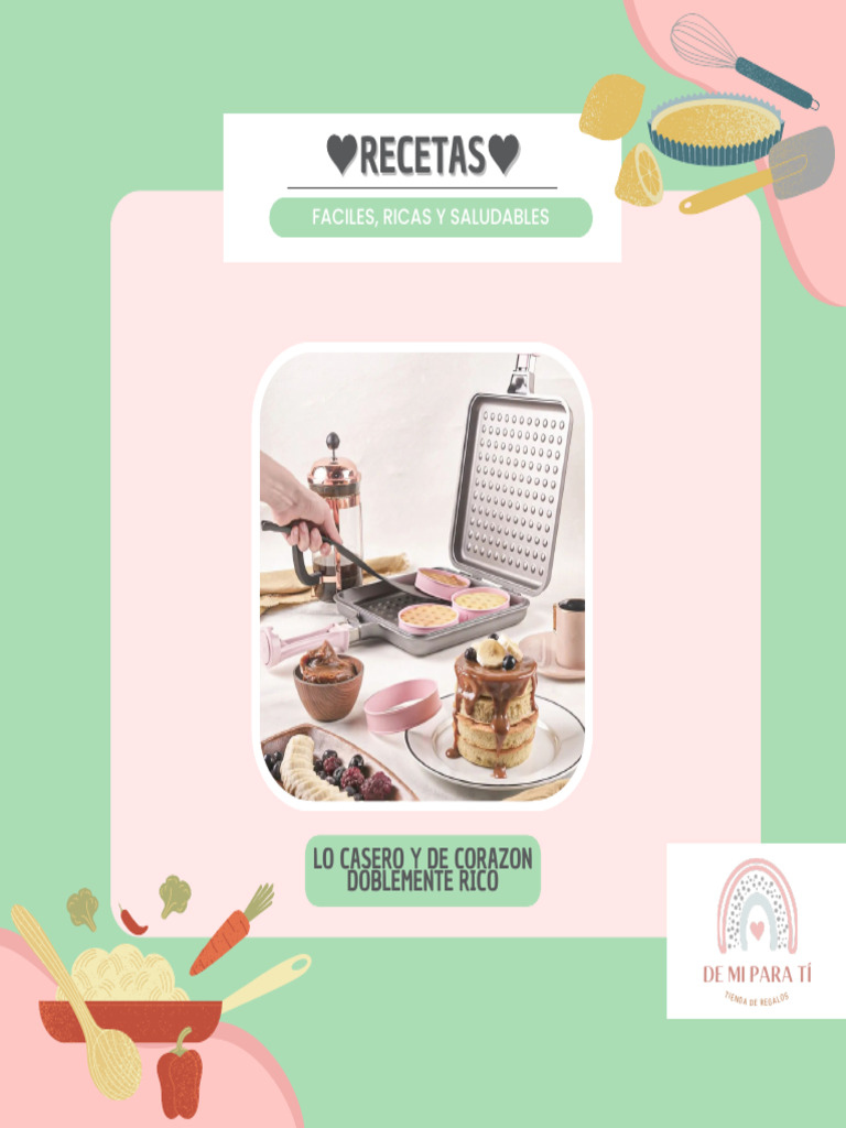 Recetas Fáciles y Saludables para Todos | PDF | Relleno | Merengue