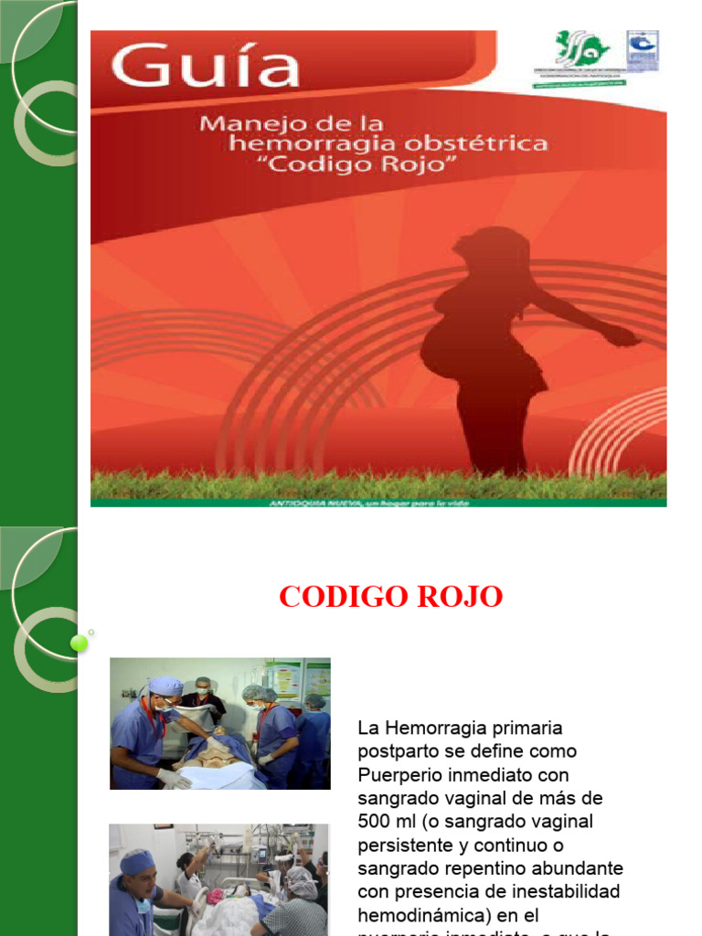 Codigo Rojo 3280 | PDF | Parto | Periodo posparto