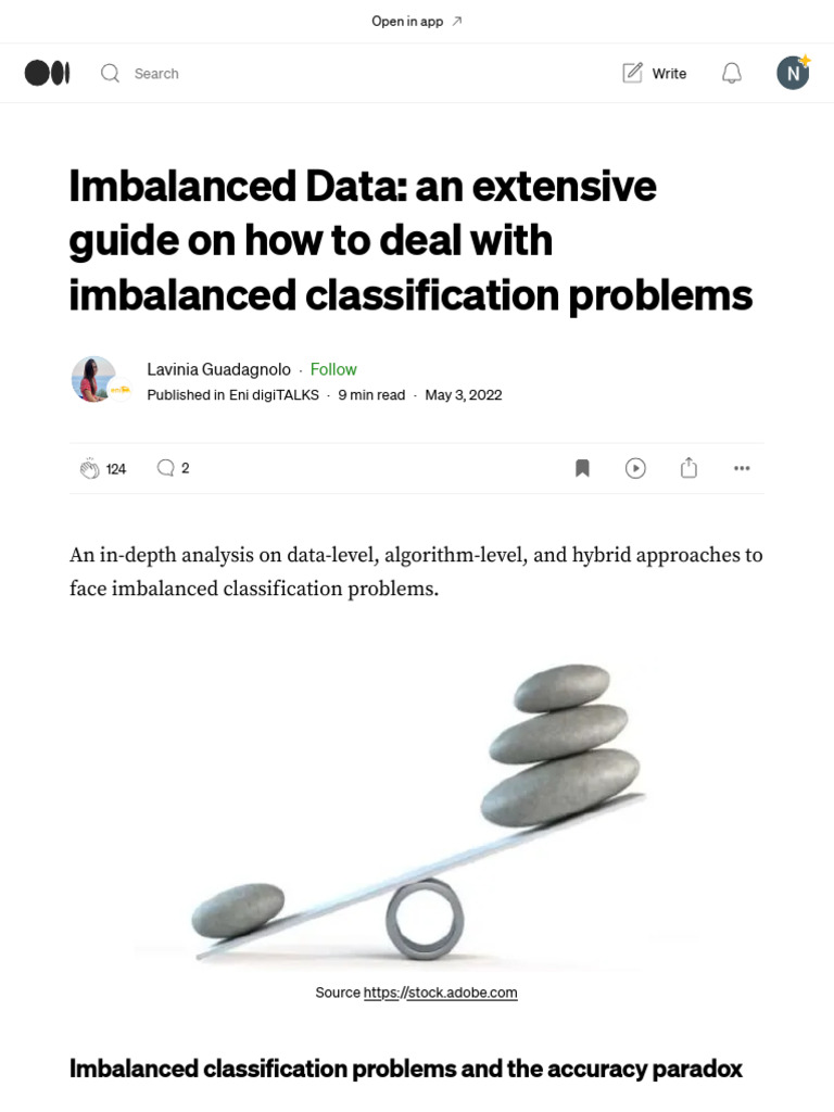 Imbalanced Data An Extensive Guide On How To Deal With Imbalanced ...
