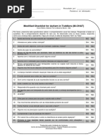 Modified Checklist For Autism in Toddlers (M-CHAT) | PDF | Brinquedos ...
