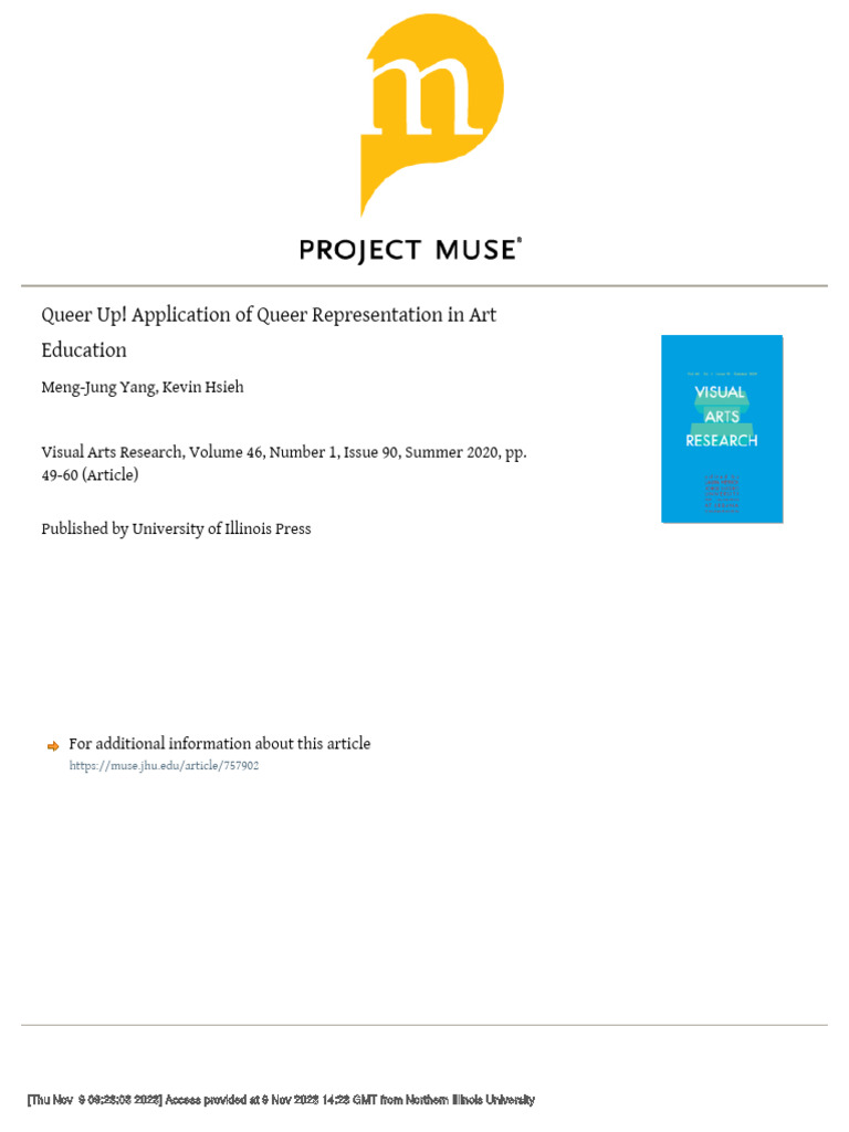 Hsieh and Yang - Queer Up Application of Queer Representation in Art ...