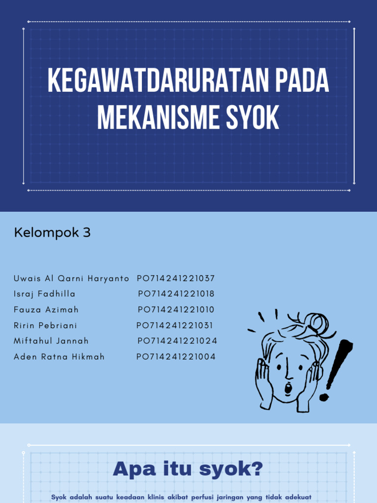 Kegawatdaruratan Pada Mekanisme Syok | PDF