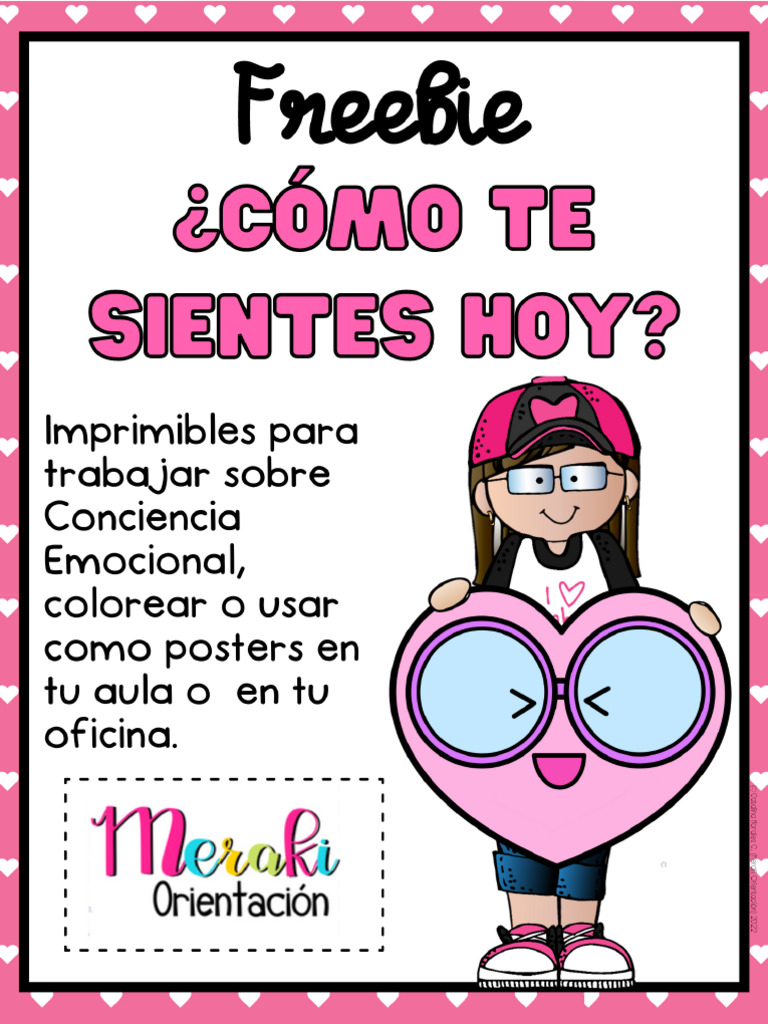 FREE22-001 CÓMO TE SIENTES HOY Valentine | PDF | Derechos de autor ...