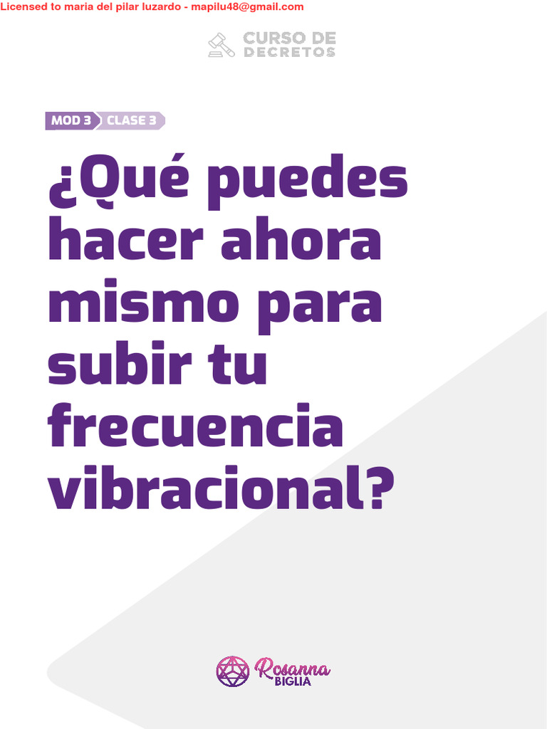 CLASE+3+-+Qué+puedes+hacer+ahora+mismo+para+subir+tu+FV ROSANNA BIGLIA ...