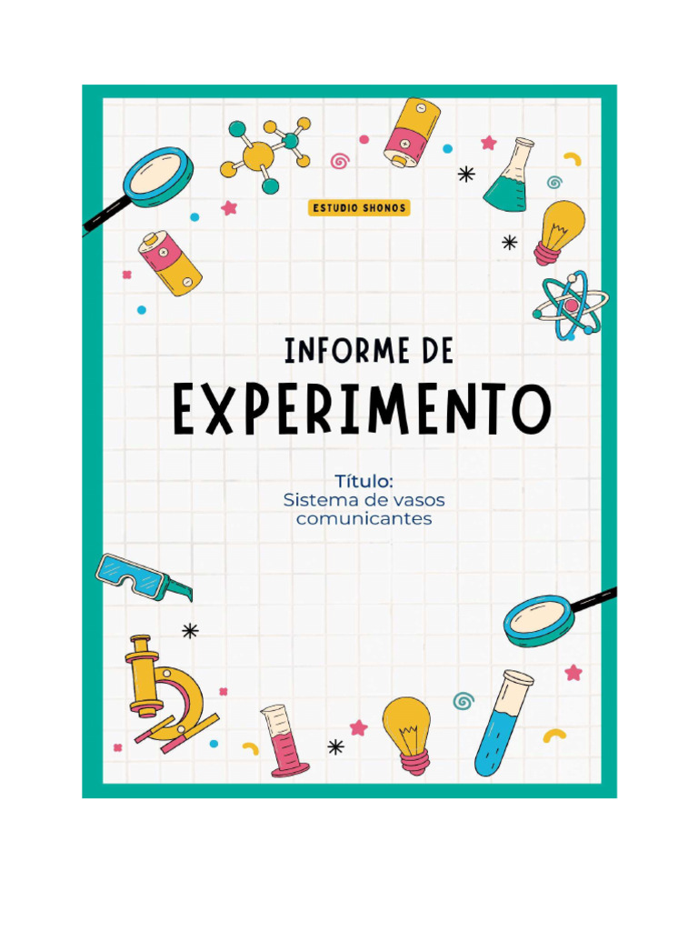 Informe de Experimento. | PDF