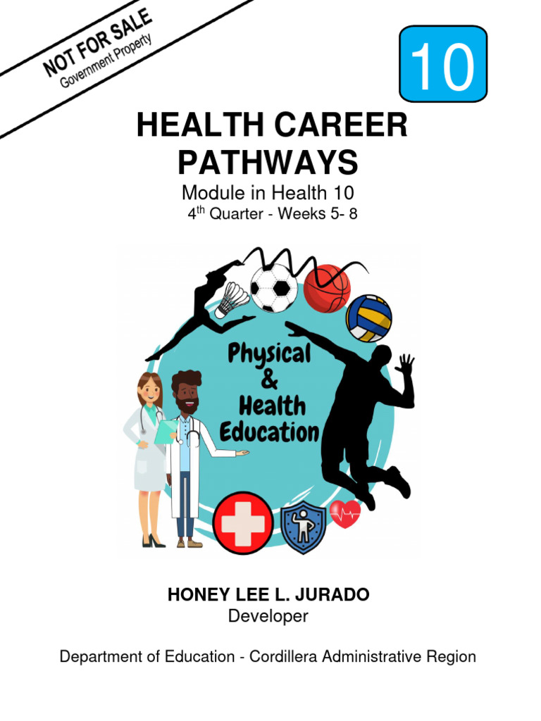 Health10 Q4 W5-8 Health-Career-Pathways Jurado Tabuk | PDF | Health ...