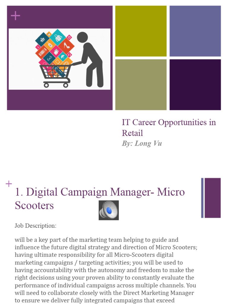 It Career Opportunities in Retail | PDF | Digital Marketing | Retail