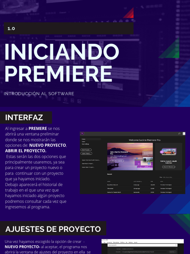 Guía Básica de Adobe Premiere | PDF | Color | Archivo de computadora