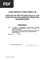 5.sample Case Report CRF Template Form | PDF | Clinical Medicine ...