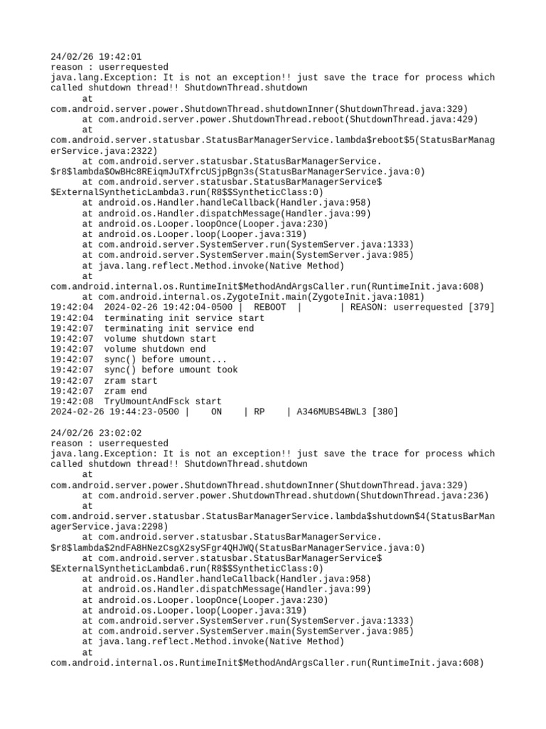 Power Off Reset Reason Backup | PDF | Java (Programming Language) | Java Specification Requests