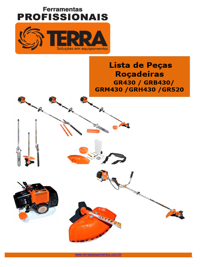 Vista Explodida GR 430 520 GRB | PDF | Equipamento | Ferramentas