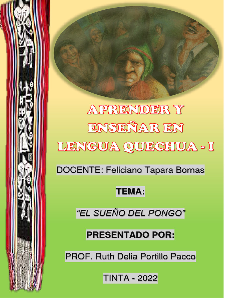 EL SUEÑO DEL PONGO | PDF