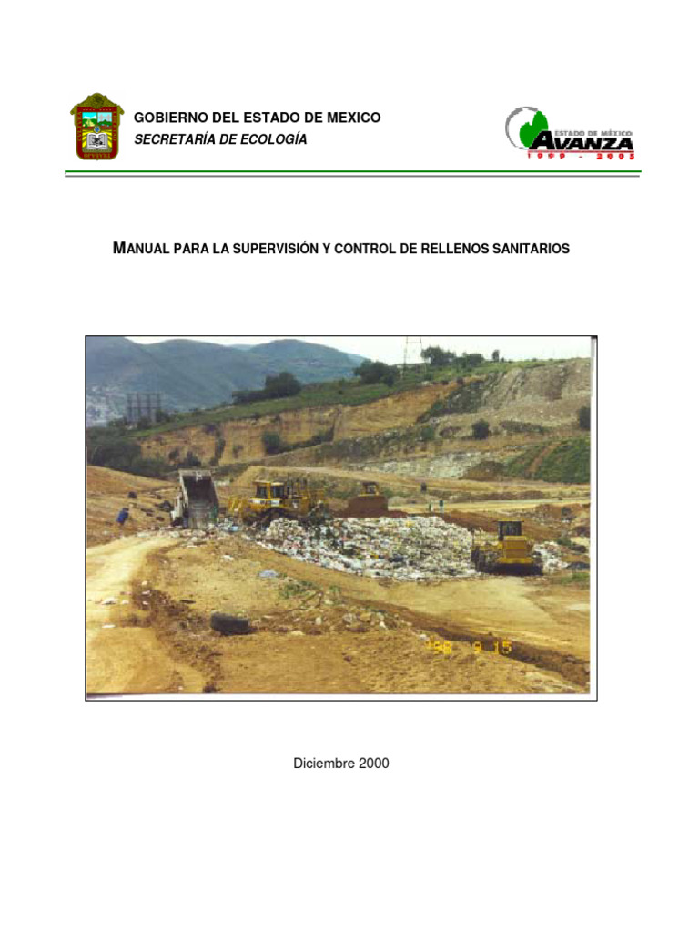 Manual de Supervisión de Rellenos Sanitarios | PDF | Vertedero | Residuos