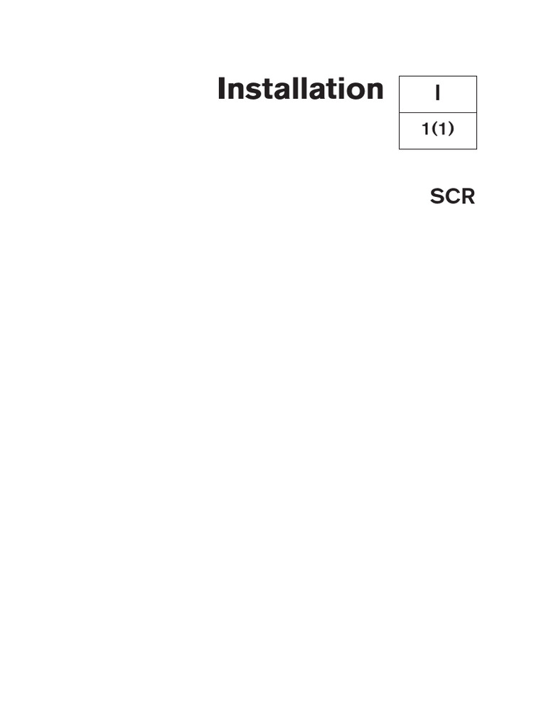 Installation SCR US 47701336 | PDF | Exhaust Gas | Engineering