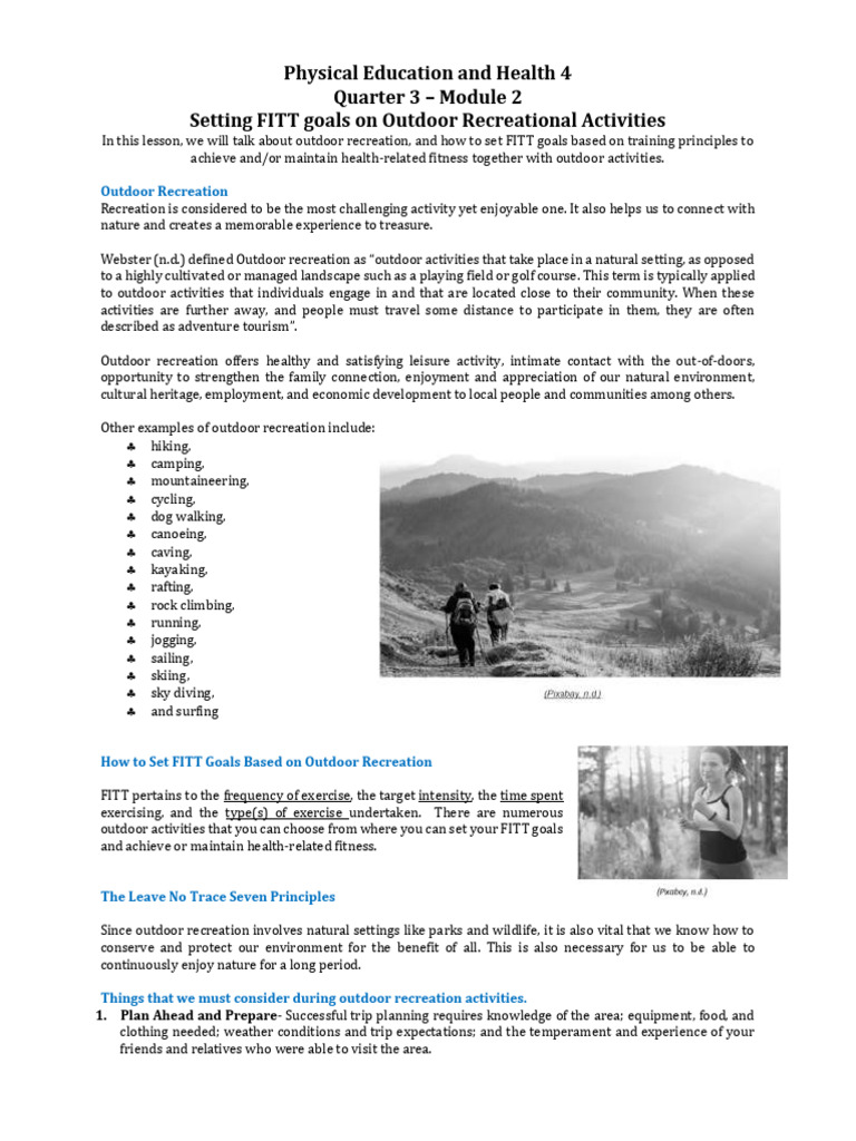 Pe Module | PDF | Outdoor Recreation | Recreation