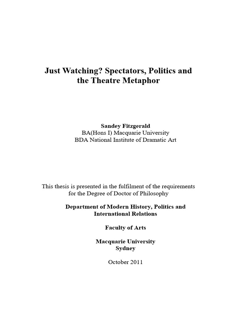 01 Whole | PDF | Metaphor | Theatre