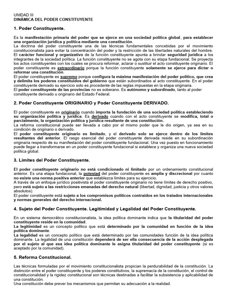 Dinámica del Poder Constituyente | PDF | Constitución | Juez