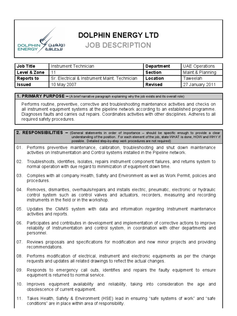 Instrument Technician | Instrumentation | Troubleshooting