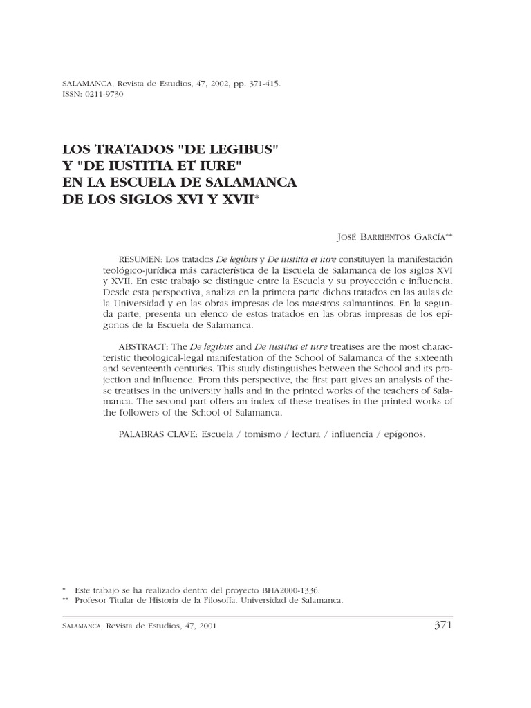 Los Tratados de Legibus Iustitia Et Iure | PDF | Tomás de Aquino ...