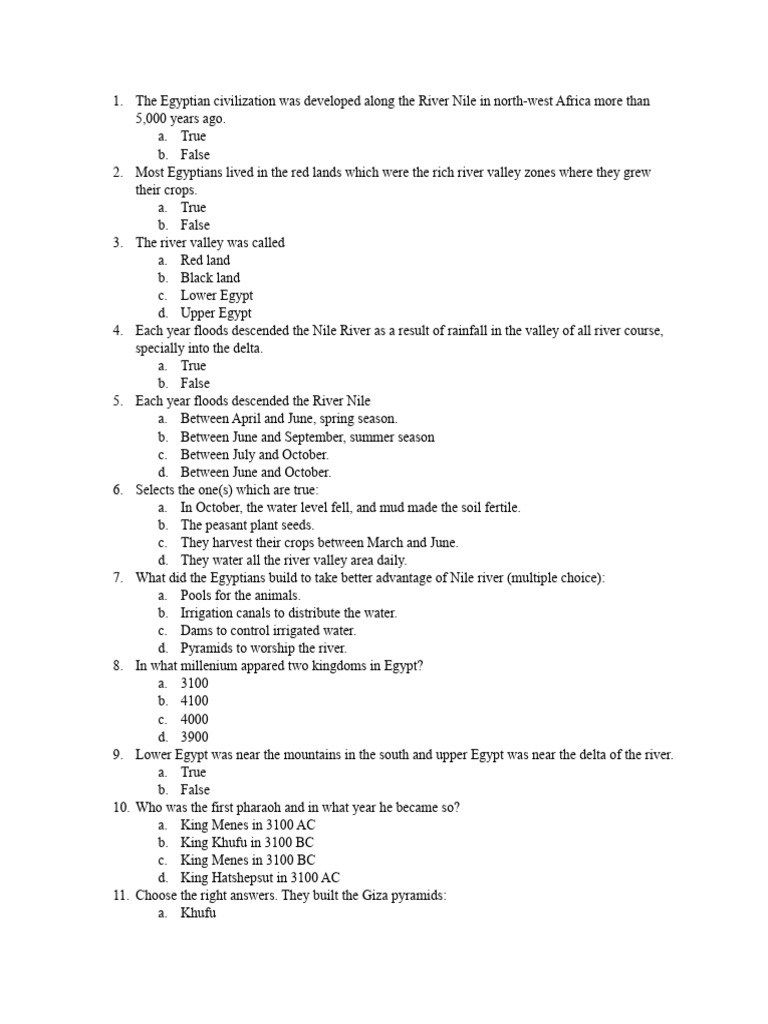 Alex Test Geo | PDF | Ancient Egypt | New Kingdom Of Egypt