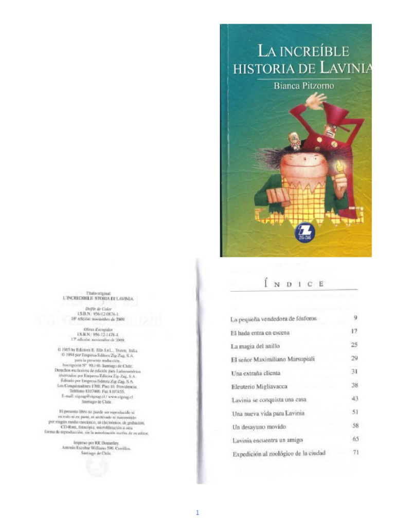 La Increible Historia de Lavinia | PDF