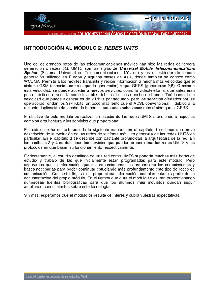 Converfim Modulo2 | PDF | 3 G | Subsistema multimedia IP