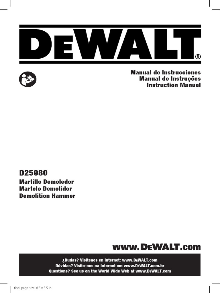 Manual D25980 | PDF | Herramientas | Cambiar