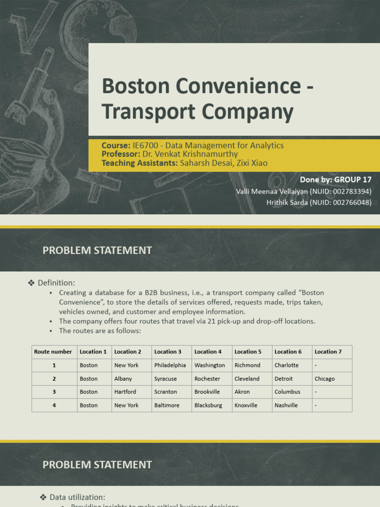 Final Presentation | PDF | Analytics | Databases