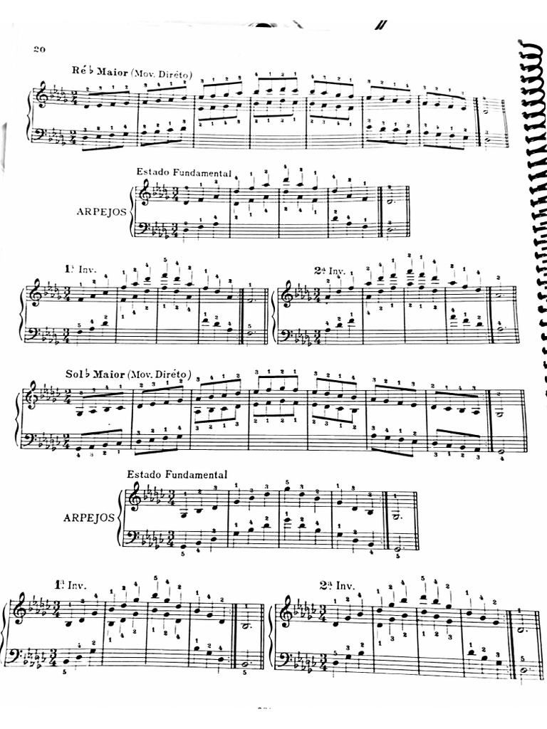 Ré Bemol Maior, Sol Bemol Maior | PDF