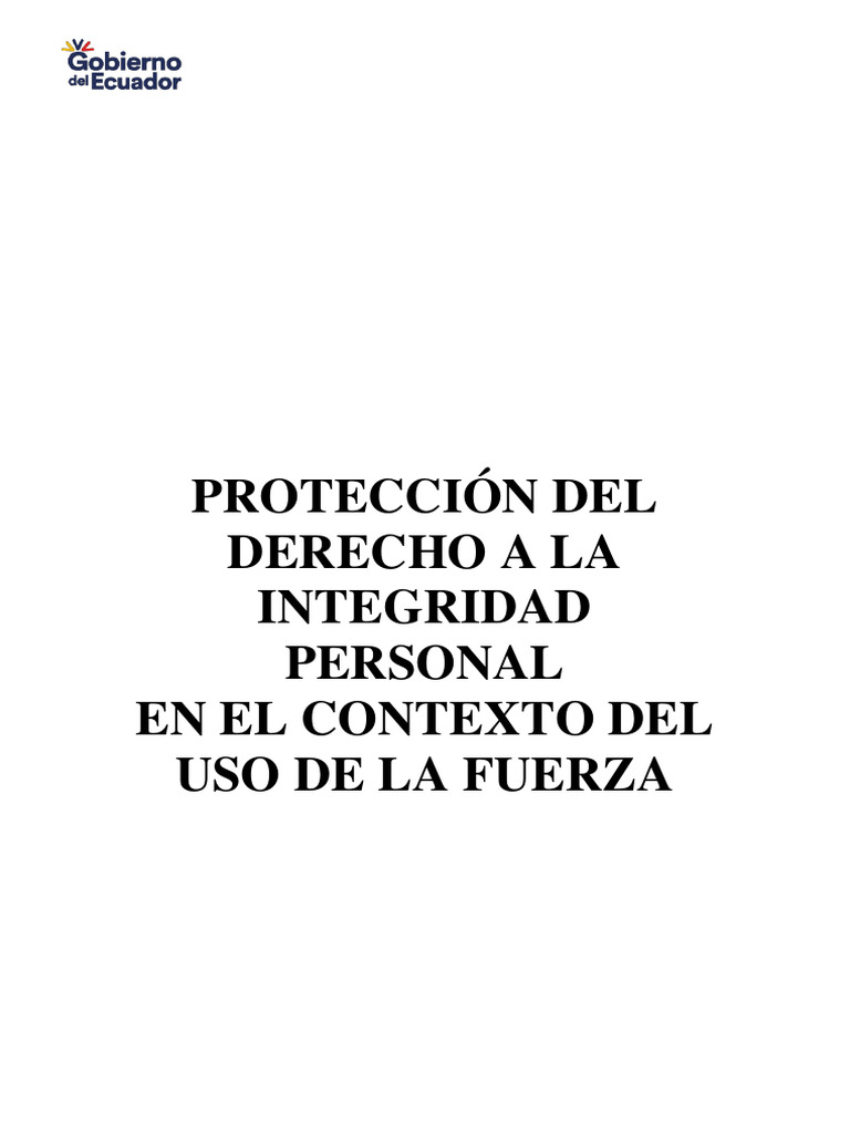 2.2.1. Derecho A La Integridad Personal | PDF | Tortura | Convenio europeo de derechos humanos