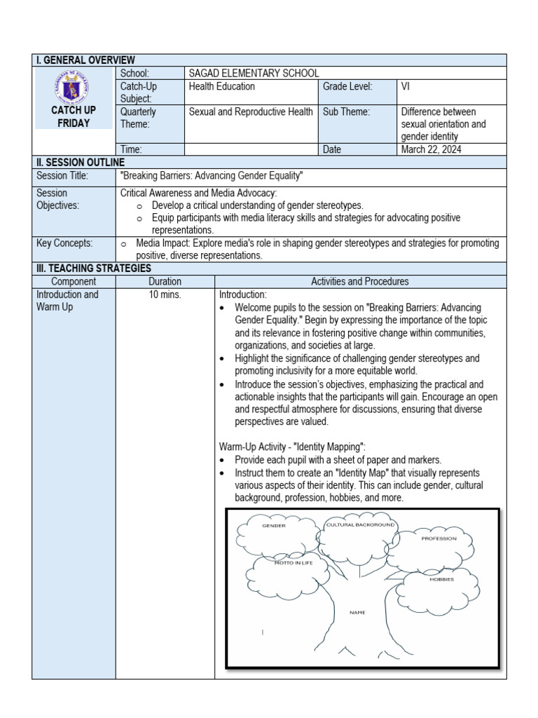 Catch-Up-Health-Education-Grade-6-March-22-2024_Pasig | PDF ...