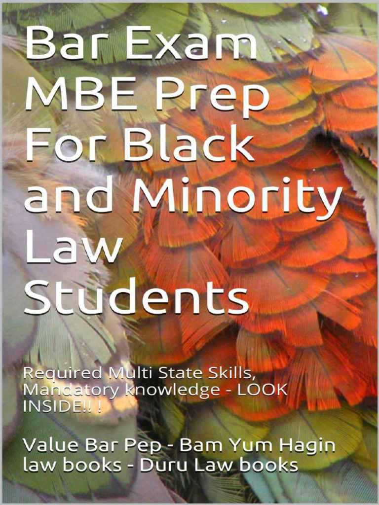 Bar Exam MBE Prep For Black and - Duru Law Books, Value Bar Pep | PDF ...