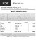 Sutherland Global Employee Payslip | PDF | Payroll Tax | Public Finance
