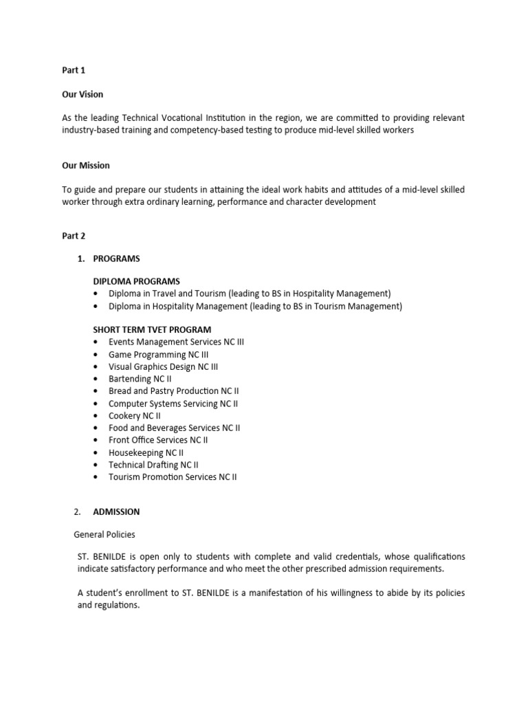 Techvoc Manual | PDF