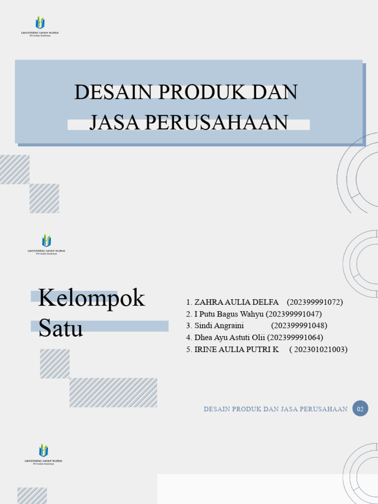 Produk Desain Dan Perusahaan Jasa | PDF | Bisnis