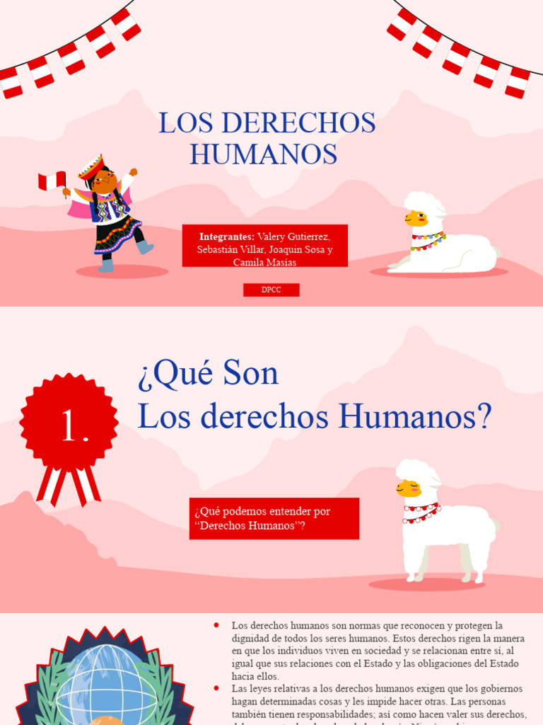 Exposicion DPCC | Descargar gratis PDF | Derechos humanos | Derechos