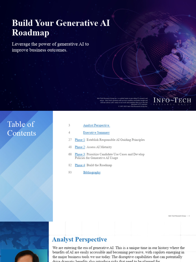 01 Build Your Generative AI Roadmap Phases 1 4 | Download Free PDF | Artificial Intelligence ...