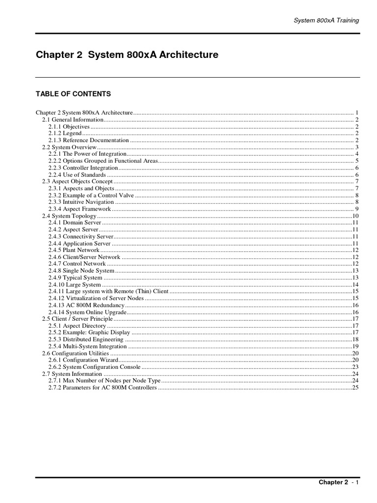 System Architecture 800xa | PDF | Computer Network | Server (Computing)