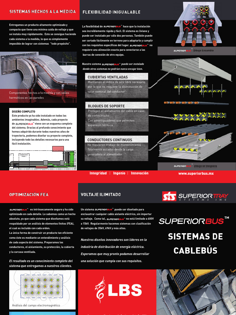 Electroducto SuperiorBus Brochure (Es) | PDF | Cantidades fisicas ...