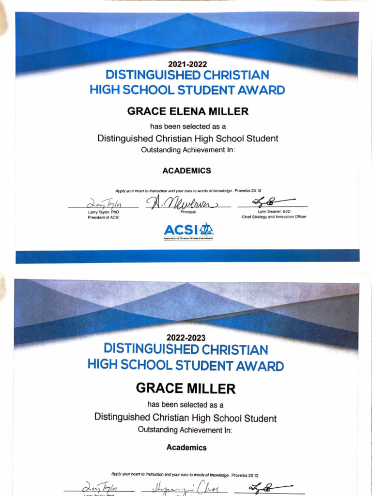 Acsi Awards | PDF