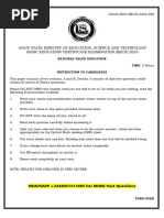 Technical Drawing NECO Past Questions Paper 3 & 4 | PDF