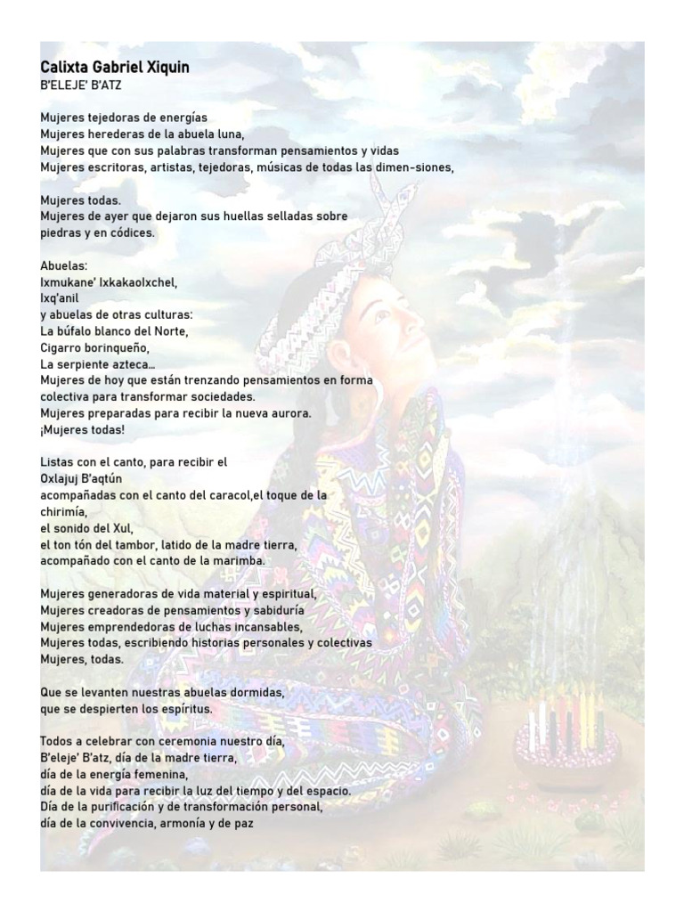 Calixta Gabriel Xiquin | PDF