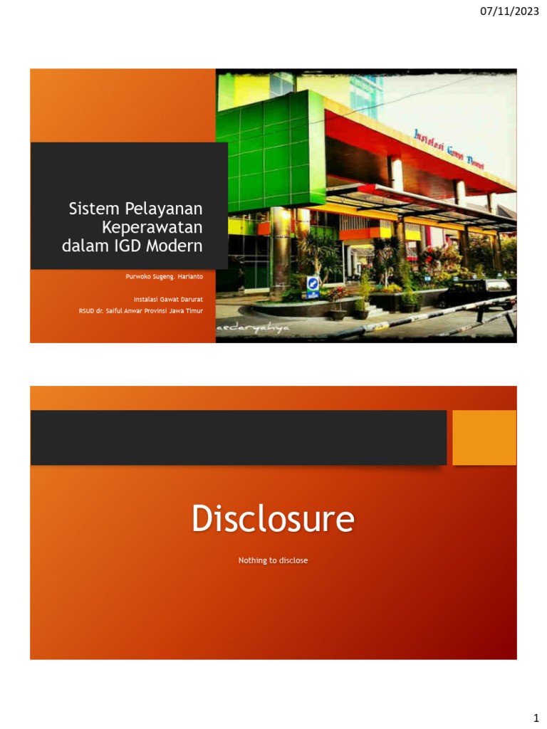 2 Pelayanan Keperawatan IGD Modern-1 | PDF