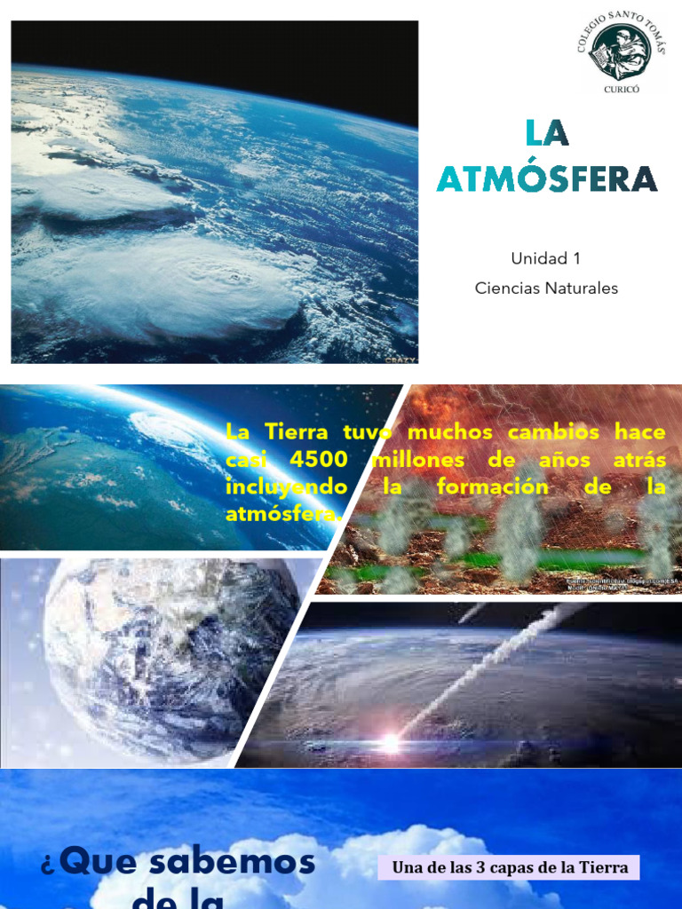 Unidad 1 Ciencias (La Atmósfera) | PDF | Atmósfera | Agua