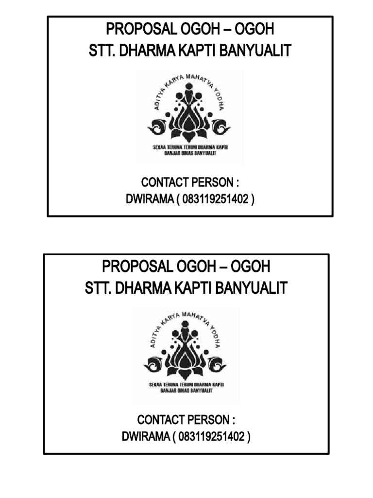 Map Ogoh Ogoh Pdf