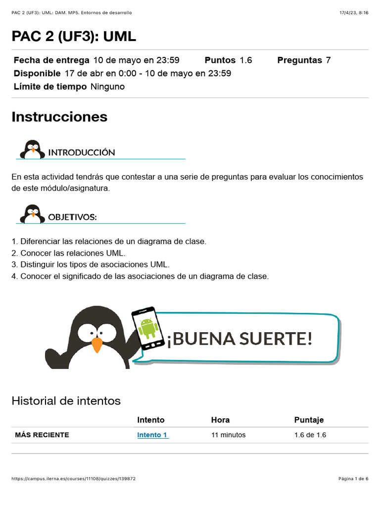 PAC 2 (UF3) - UML - DAM. MP5. Entornos de Desarrollo | Descargar gratis ... PAC 2 (UF3) - UML - DAM. MP5. Entornos de Desarrollo | Descargar gratis ...