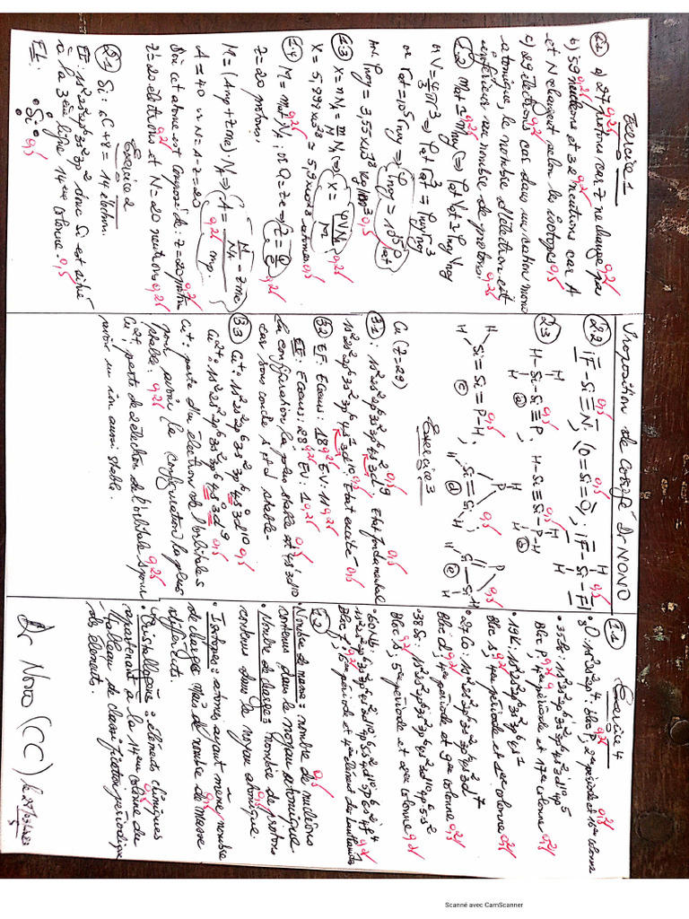 Proposition de Corrigé DR NONO ING 1 2023 | PDF